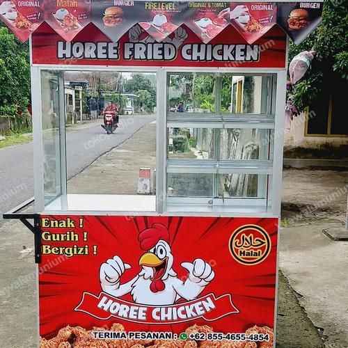 Jual Rombong / gerobak fried chicken 120 - Kab. Kediri - Wawalumunium ...