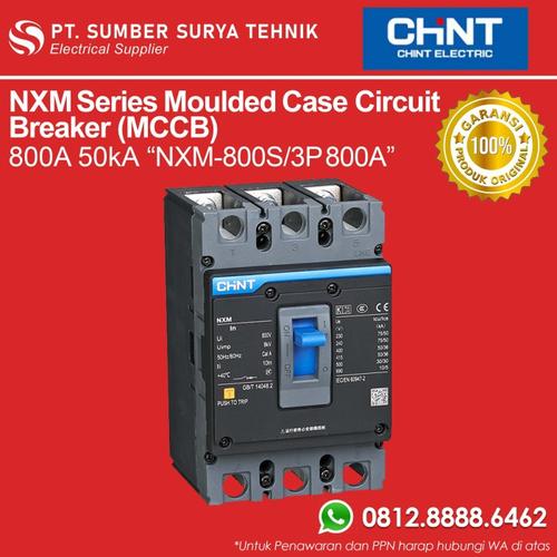 Jual Moulded Case Circuit Breaker (MCCB) "NXM-800S/3P 800A" 50kA CHINT - Jakarta Pusat - Toko ...