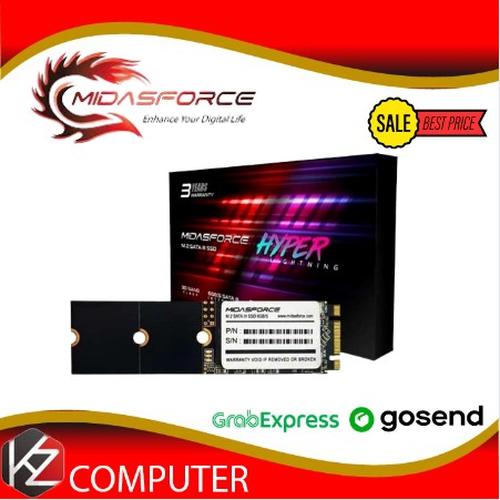 Jual SSD M2 SATA 512GB MIDASFORCE M.2 2240 2260 2280 SATA RESMI 3thn ...