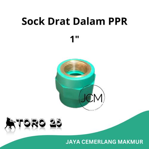 Jual Sock Drat Dalam PPR Toro 32 x 1" / SDD PPR / Threaded Coupling Female - Jakarta Pusat ...