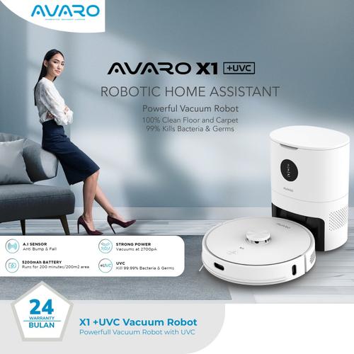 Jual AVARO X1 Robot Vacuum Cleaner Portable Vacum Cleaner Vaccum ...