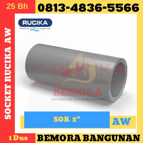 Jual Sok rucika 2 inch aw pvc / Socket rucika pvc 2" aw(Harga Grosir 1 ...