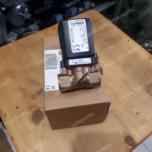 Jual SOLENOID VALVE BURKERT 6213EV A 10 NBR MS G3/8 PNO-10BAR 24V DC ...