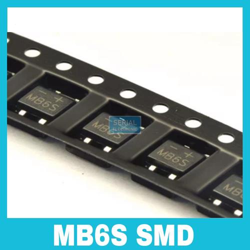 Jual MB6S Diode bridge Rectifier 600V 0.5A SMD SOP-4 Dioda MB6S - Jakarta Timur - Serial ...