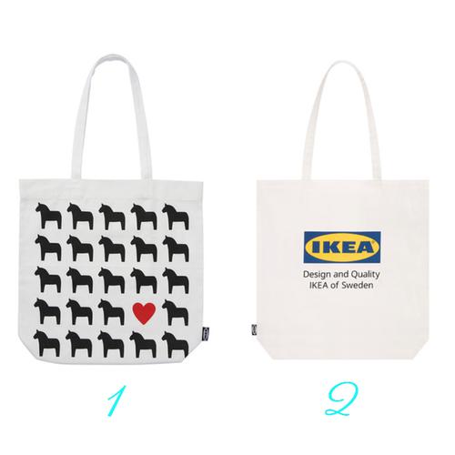Jual Tas Ikea / Tas Katun Putih Logo Ikea Bag / Totebag Ikea - Kota ...