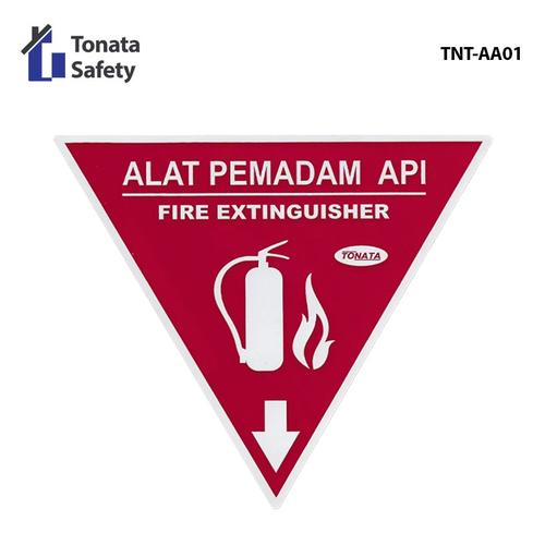 Jual TONATA LABEL SEGITIGA APAR MERAH RAMBU ALAT PEMADAM API RINGAN ...