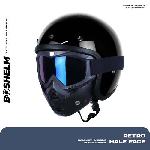 Jual Helm Retro Google Mask - Kota Bekasi - BOSHELM | Tokopedia