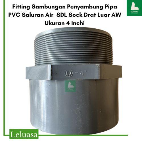Jual Fitting Sambungan Penyambung Pipa PVC Saluran Air SDL Ukuran 4 ...
