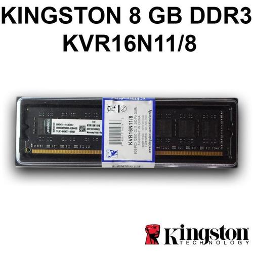 Jual MEMORY RAM KINGSTON DDR3 8GB PC-12800 / KINGSTON DDR3 8 GB 1600MHZ ...