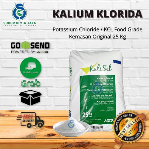Jual Garam Kalium Klorida FOOD GRADE / KCL Putih 25 Kg Khusus Kurir ...