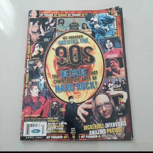 Jual HIT PARADER Magazine April 2007 Korn Deftones Pantera Soundgarden ...