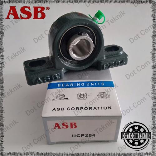 Jual UCP 204 (AS : 20MM) ASB PILLOW BLOCK BEARING / BEARING UNIT - Kota Bekasi - Dot Com Teknik ...