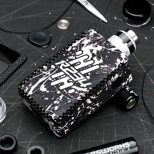 Jual LEATHER SLEEVE/CASE KULIT HOTCIG R234 BLACK & WHITE SPLATTER ...