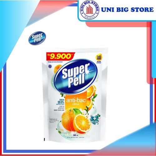 Jual Super Pell Anti-Bac Citrus 500 ml Superpell Pembersih Lantai ...