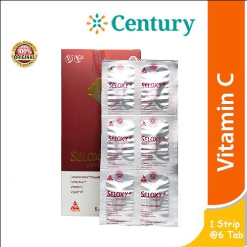 Jual Seloxy Premium 1 Strip isi 6 Kaplet / Suplemen Kulit / Anti Aging ...