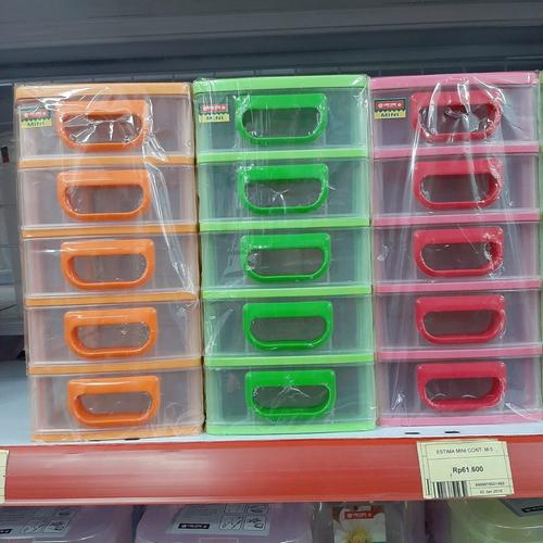 Jual Estima Mini Container M5 EC-15 Lion star Laci Plastik kecil susun ...