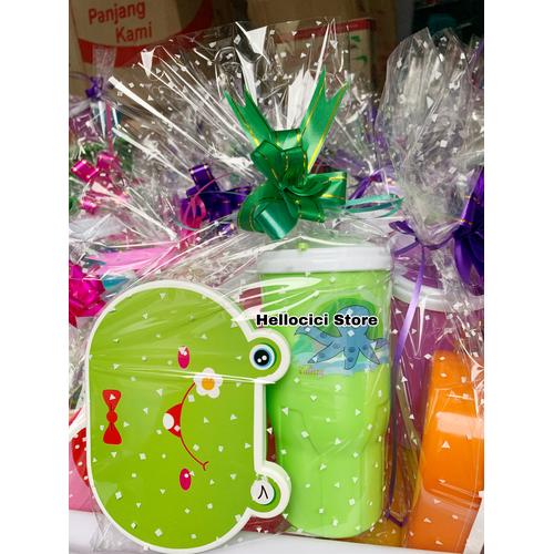 Jual PARCEL LUNCH BOX SAFARI + GELAS CALISTA CILUKBA KEMASAN ULTAH ...