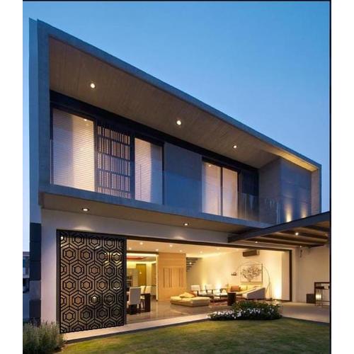 Jual LASER CUTTING METAL/BESI/BLACK STEEL/PAGAR/FASAD MOTIF MINIMALIS ...