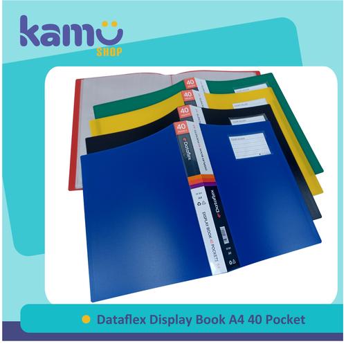 Promo Dataflex Display Book A4 40 Pockets Kartu Nama / Clear Holder DF ...