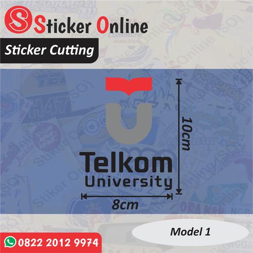 Jual Stiker Telkom University | Sticker Cutting Motor Mobil - 1 ...