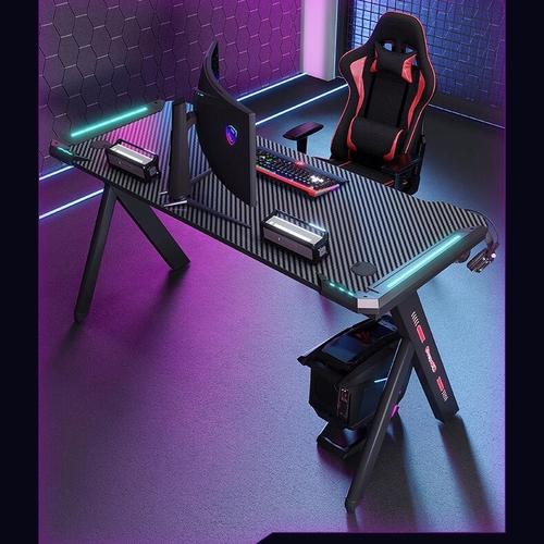 Jual Motospeed Ergonomic Gaming Computer Table Cool Gamer Y Shape RGB ...
