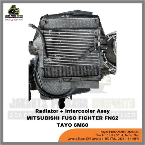 Jual RADIATOR + INTERCOOLER ASSY MITSUBISHI FUSO FIGHTER FN62 COPOTAN ...