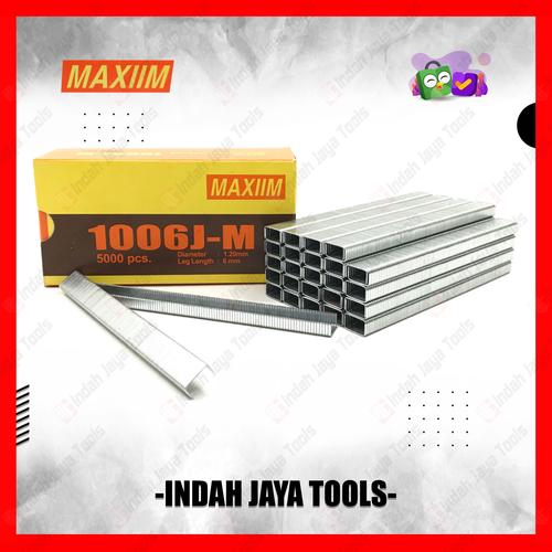 Jual MAXIIM 1006 J Isi Stapler 6 mm - Staples Paku Tembak Model U 1006J ...