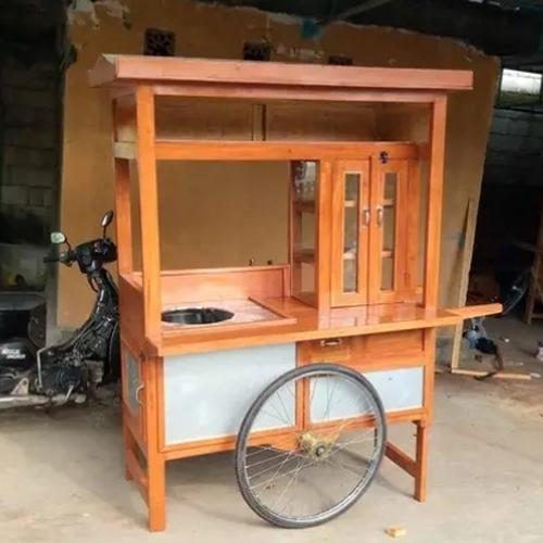 Jual Gerobak bakso malang / gerobak bakso aci keliling roda becak - Kab ...