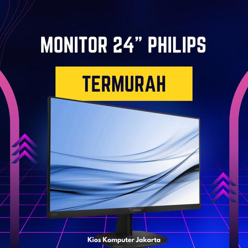 Jual Monitor Philips 24 inch Frameless IPS Panel - Normal Fullset ...