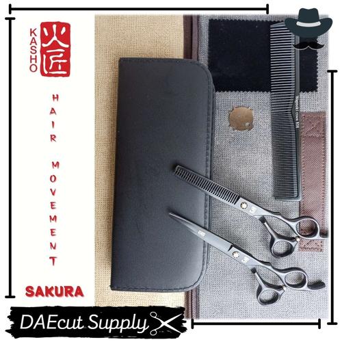 Jual [DAEcut] Set Gunting Rambut Salon Profesional KASHO Japan Ori ...