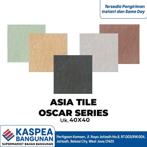 Jual Keramik Lantai Asia Tile Oscar series 40x40 - BROWN - Kota Bekasi ...
