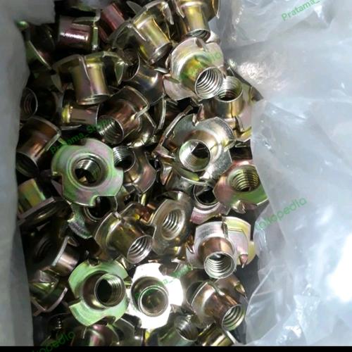 Jual Tee Nut/ T Nuts/ Mur Cakar/ Mur Cakram Tanam Speaker m5 m6 m8 m10 ...
