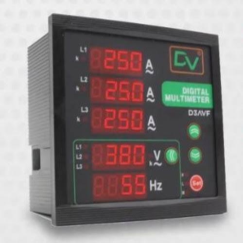 Jual Panel / power meter digital with LCD display 3phase DV3AVF merk DV - Jakarta Pusat - Surya ...