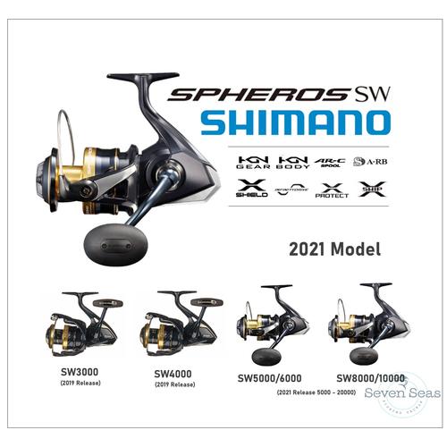 Jual Shimano Spheros SW 2021 3000 4000 5000 6000 8000 10000 14000 18000 ...