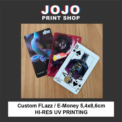 Jual CUSTOM KARTU FLAZZ BCA GEN 2 / EMONEY UV PRINT LANGSUNG JADI ...
