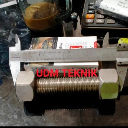 Jual BAUT AS / AS DRAT / STUD BOLT STAINLESS ⅞ X 4½ INCH - Jakarta ...