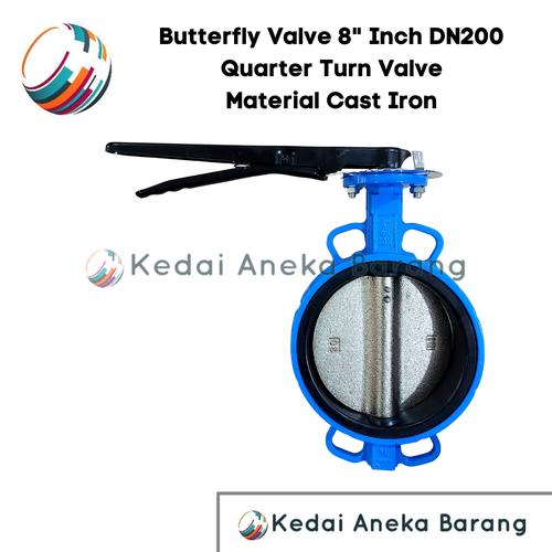 Jual Butterfly Valve Cast Iron Lever Handle 8 8" Inch Inchi DN200 ...