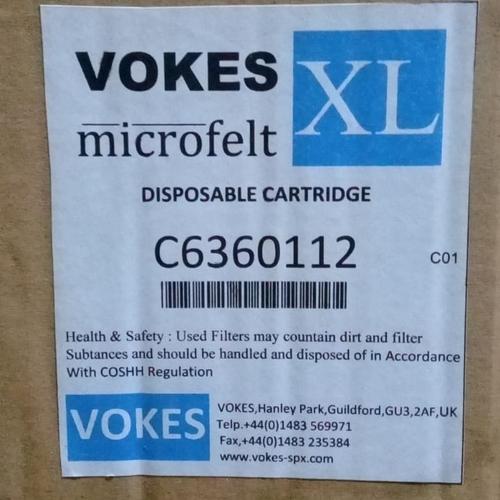 Jual Vokes microfelt oil filter / filter oli C6360112 - Kab. Sidoarjo ...