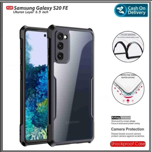 Jual Case SAMSUNG S20 FE Hard Soft Transparan Casing Fusion Premium Cover - Hitam - Jakarta ...