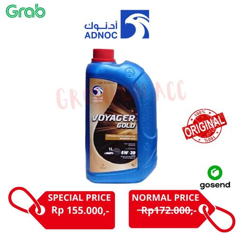 Jual Adnoc Voyager Gold 5W30 5W40 Oli Matic Motor Mobil Skuter Scooter ...