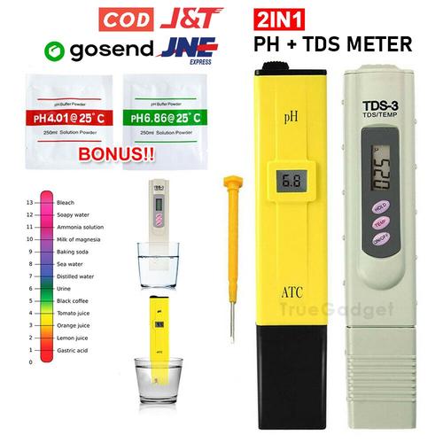 Promo PH Meter Dan TDS Air / Paket Lengkap Alat Cek Kualitas Air Minum ...
