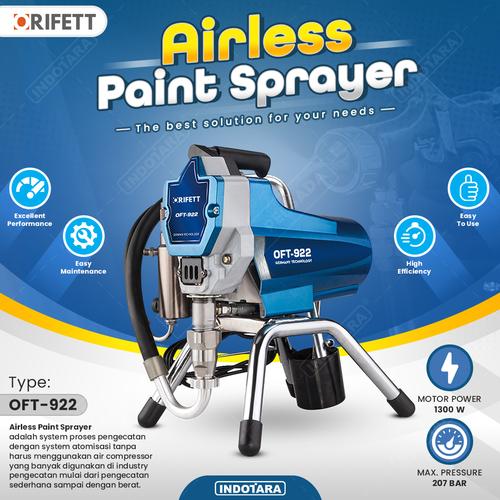 Promo Airless Paint Sprayer ORIFETT OFT-922 / Mesin Cat Semprot Untuk ...