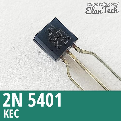 Jual 2N5401 KEC Original 2N 5401 Bipolar PNP BJT Transistor ElanTech ...