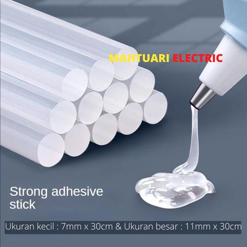 Jual Refill Isi Lem Tembak Besar Kecil Glue Gun Melt Stick 30cm Lem ...