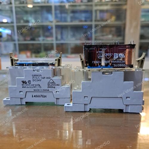 Jual Relay Omron G7SA-5A1B 24V DC + socket P7SA-14F-ND DC24 - Jakarta Barat - jaya utama ...