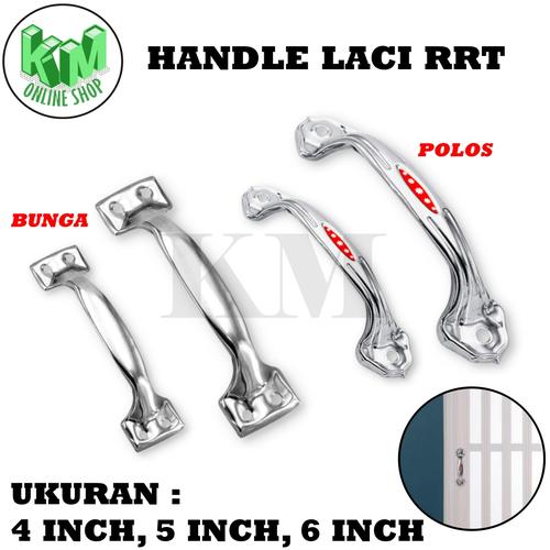 Promo TARIKAN LACI RRT Polos dan Bunga / Handle Pintu Lemari RRT ...