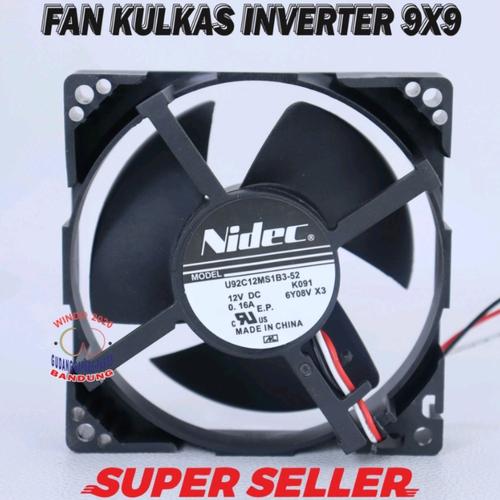 Jual MOTOR FAN KULKAS INVERTER 9x9 U92C12MSIB3-52 12 V 3 KABEL - Kota ...