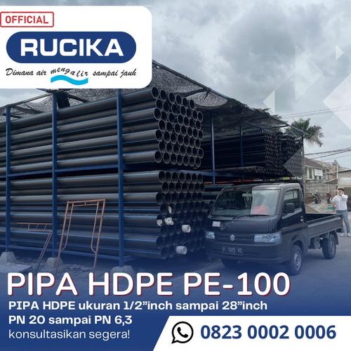 Jual Pipa Hdpe Rucika 18 inch 450 mm | Pipa Rucika Hdpe 1 inch - 24 ...