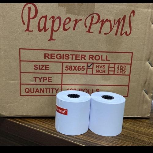 Jual Paper Pryns Tellstrook 1 Ply 58 x 65 mm/Kertas Kasir - Dus: 100 ...