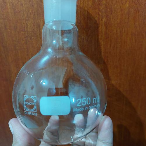 Jual distilling flask labu destilasi labu didih 250 ml duran round ...